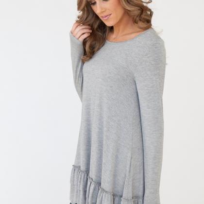 Pressure Plait Long Sleeve Blouse on Luulla